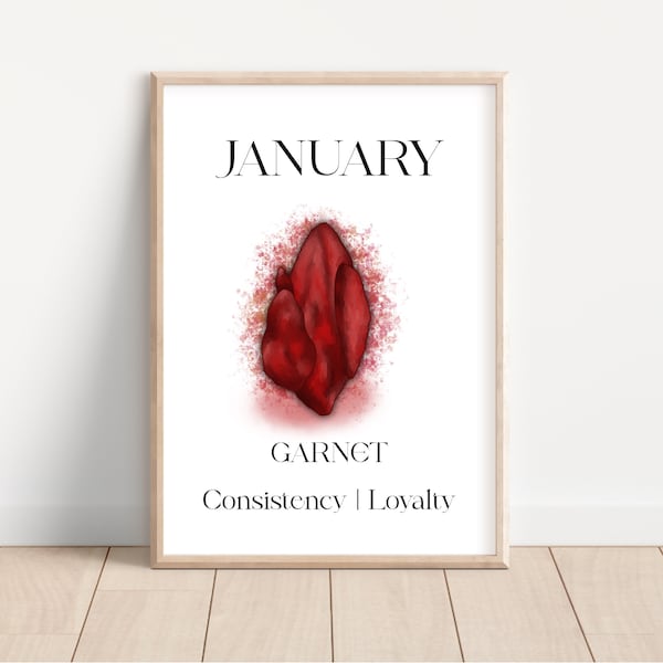 Garnet Art Print - Etsy