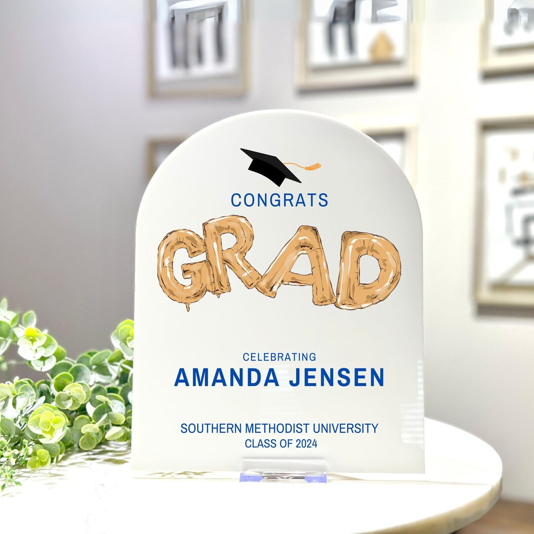 Custom Graduation Acrylic Welcome Sign, Class of 2024 Signage for Table ...