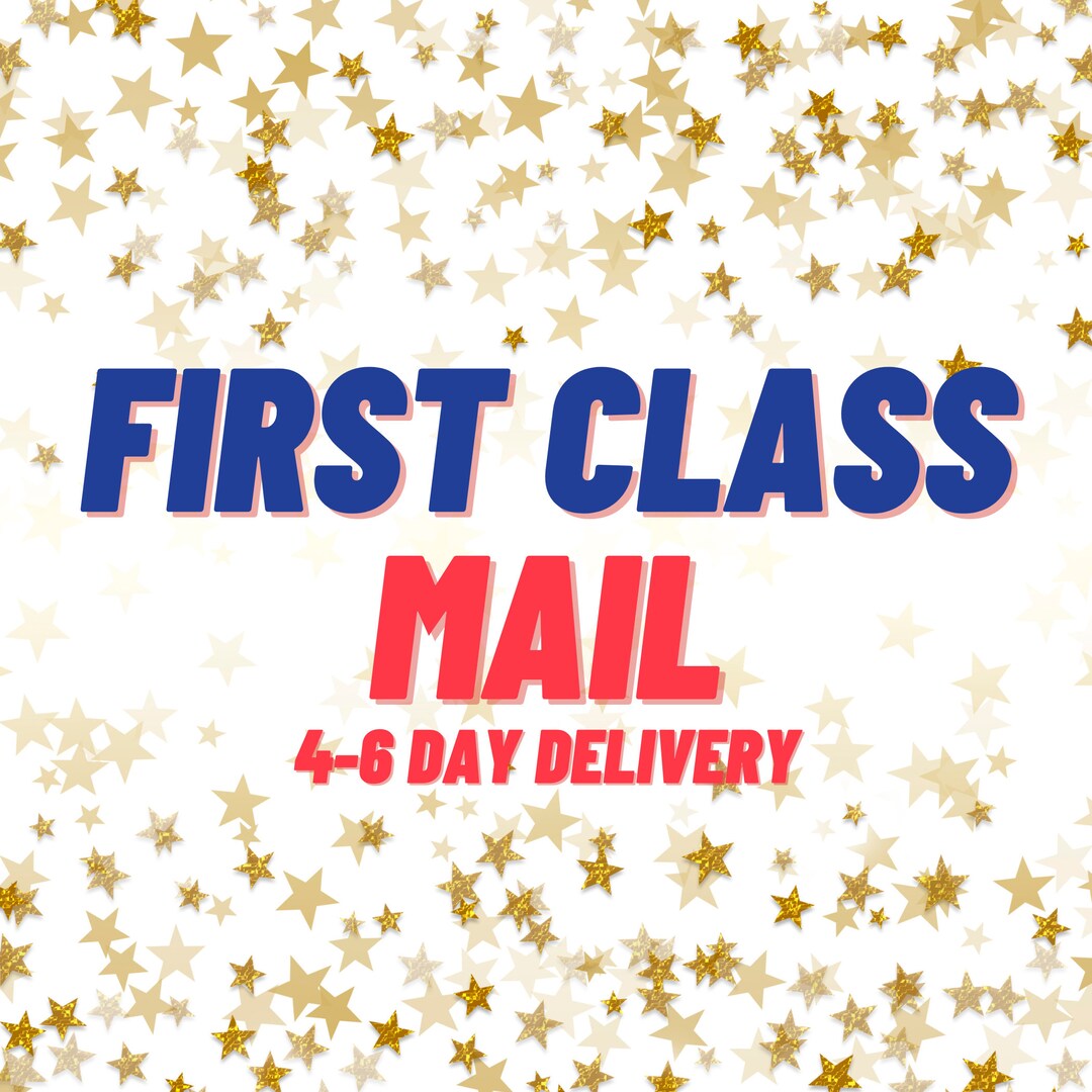First Class Mail Shipping (4-6 Business Day Delivery) - Etsy