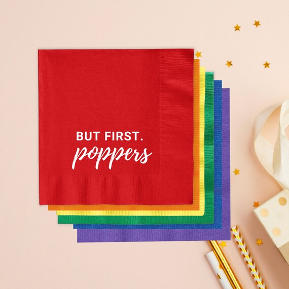 Pride Party Napkins Pride Party Decor Beverage Napkins - Etsy