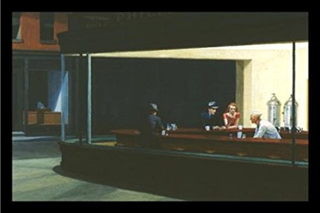 Nighthawks by Edward Hopper 18x12 Custom Framed New MT - Etsy