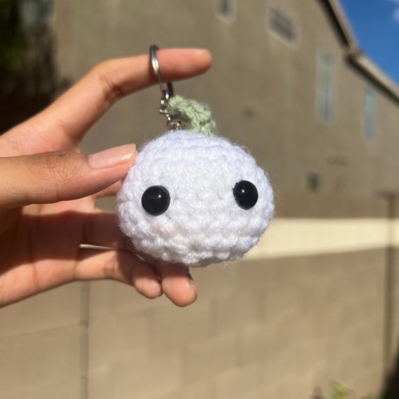 Crochet Keychain Bean Sprout - Etsy