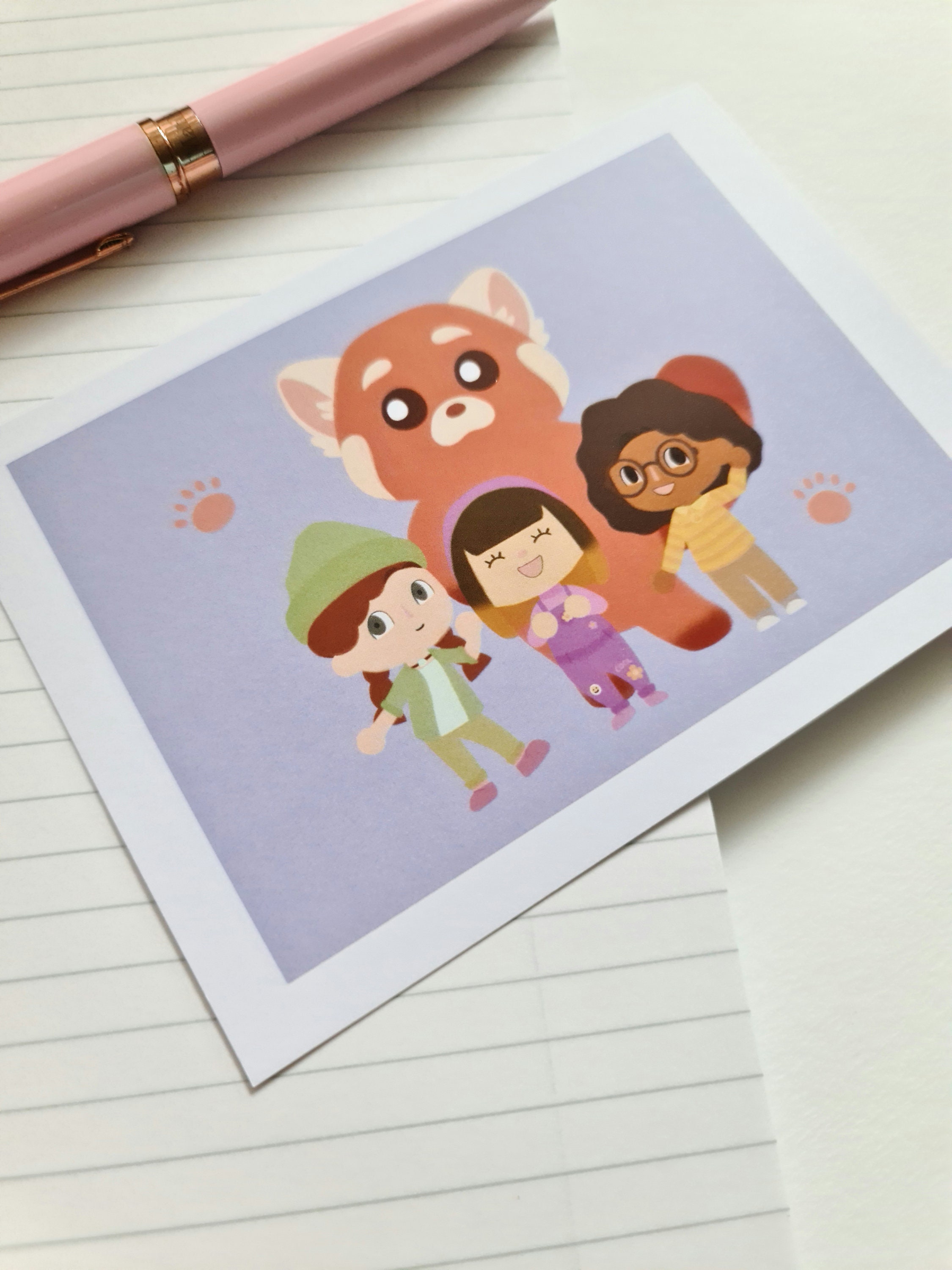 Disney Turning Red Besties Assemble A6 Art Print - Etsy Canada