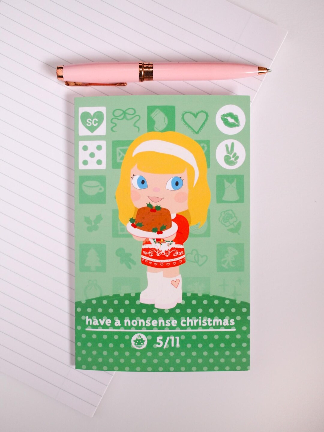 Nonsense Christmas Card - Etsy
