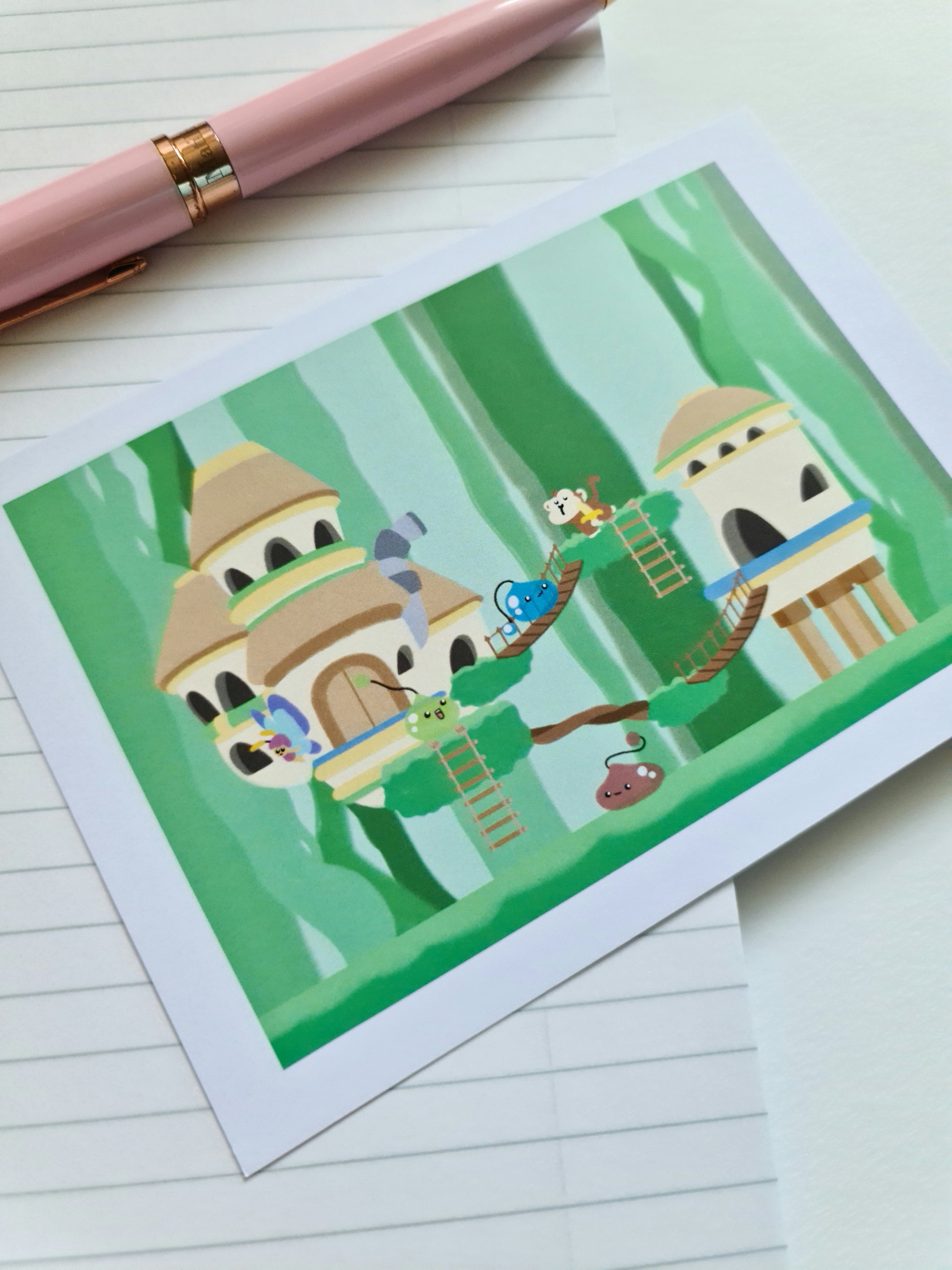 Maplestory Ellinia A6 Art Print - Etsy