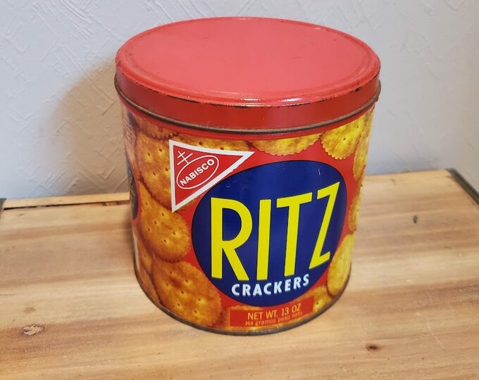 Vintage Ritz Crackers Tin 1995 - Etsy