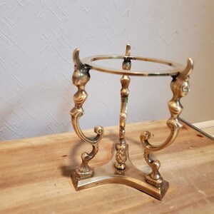 Vintage Brass Stand Crystal Ball Stand Bowl Stand - Etsy