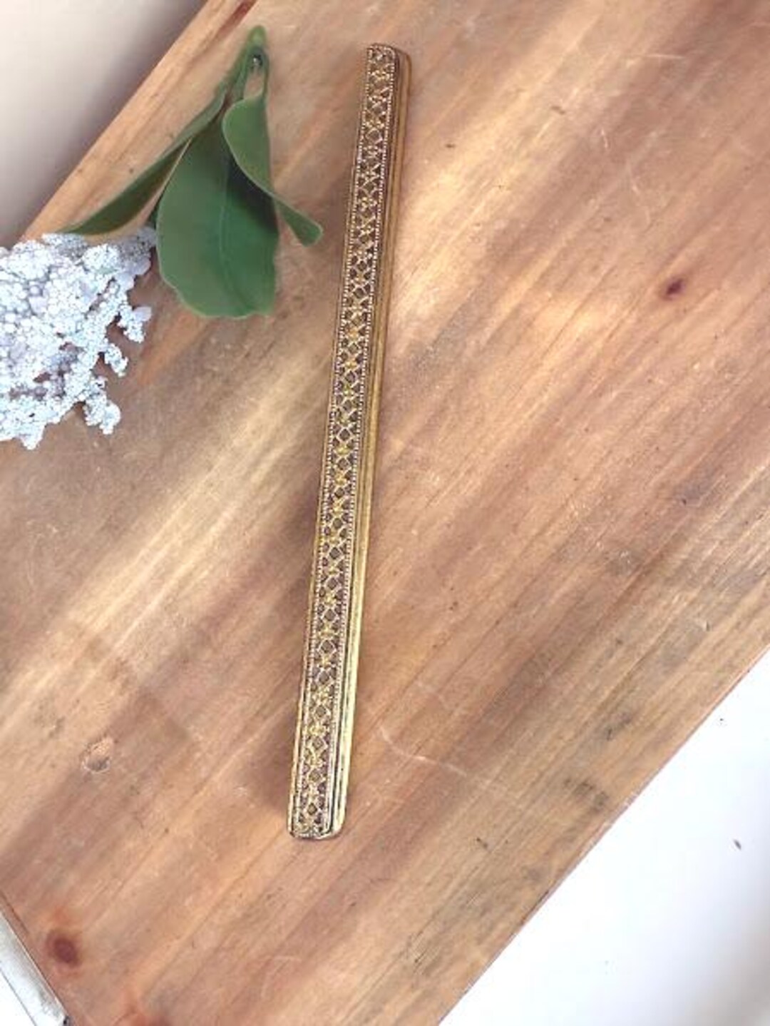 Vintage Gold Vanity Comb Handle - Etsy