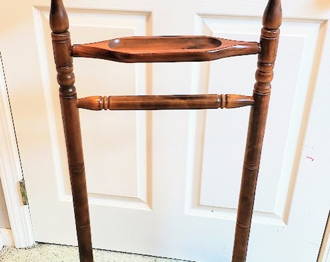 Vintage Ethan Allen Valet Stand Butler Stand - Etsy