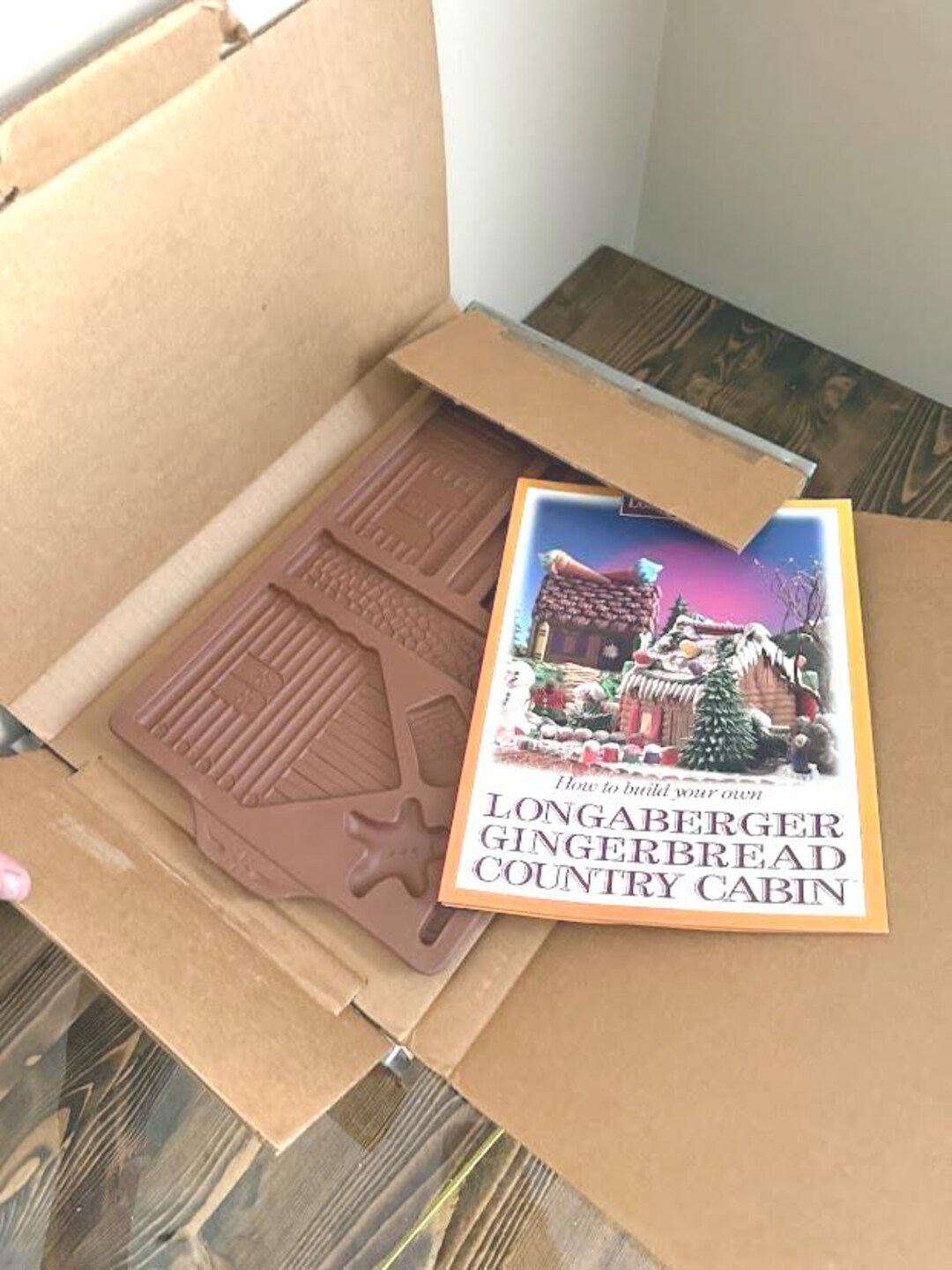 Longaberger Pottery Gingerbread Country Cabin Mold - New in Box - Etsy