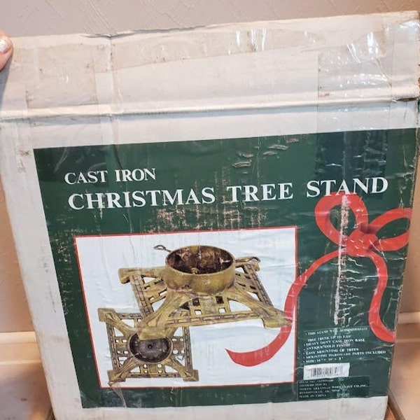 Cast Iron Tree Stand - Etsy
