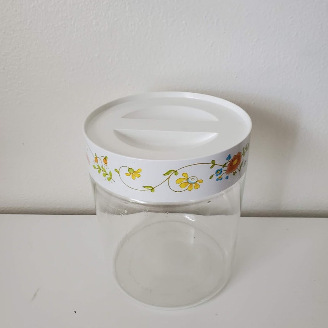 Vintage Wildflower Pyrex Canister See N Store - Etsy