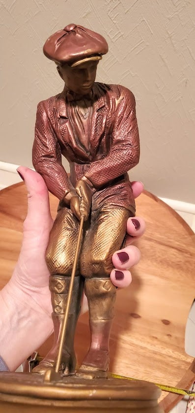 Austin Sculpture Golfer hampton Green by - Etsy