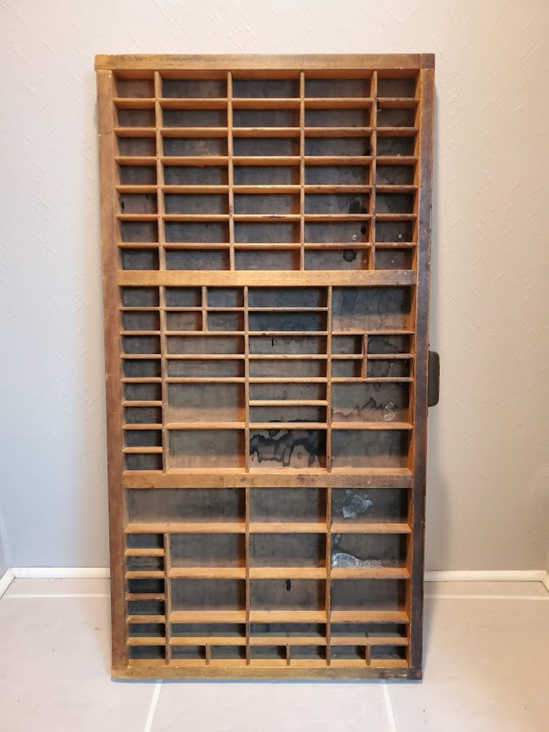 Vintage Large Hamilton Press Drawer Shadow Box Wall Hanging - Etsy