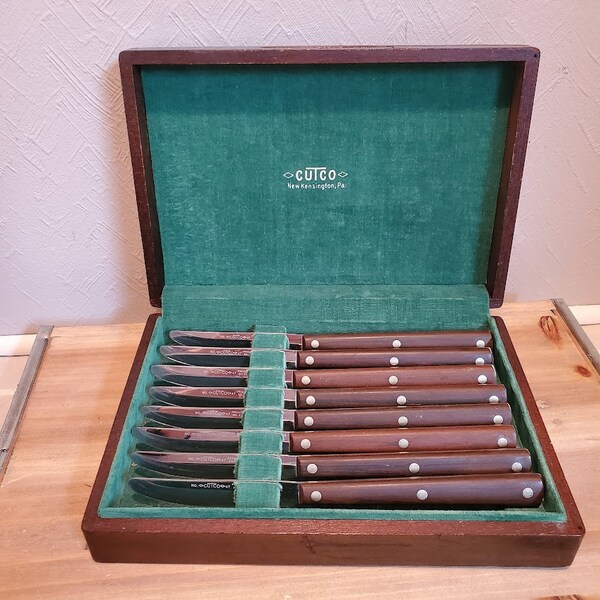 Vintage Cutco Knife Set - Etsy