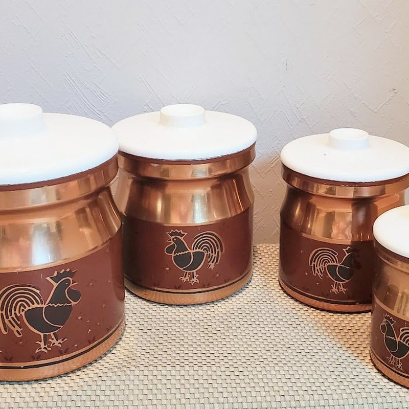 Rooster Canister Set - Etsy