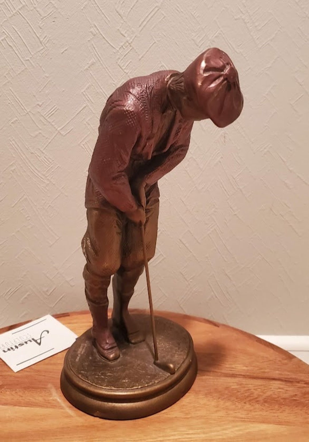 Austin Sculpture Golfer hampton Green by Alexsander Danel - Etsy