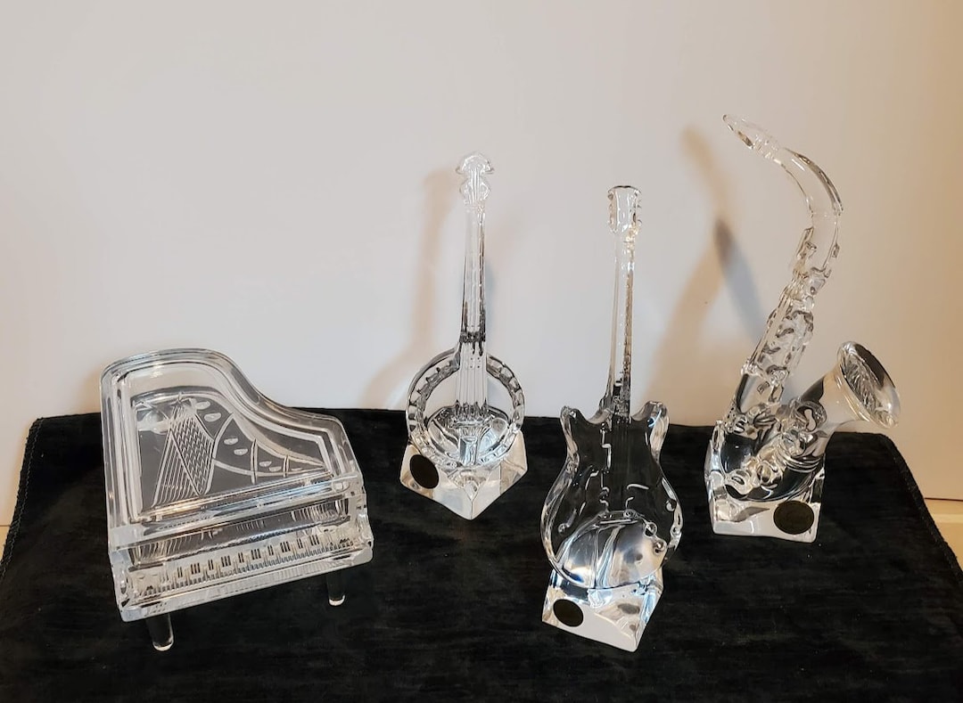 Vintage Cristal D' Arques France 24% Lead Crystal Musical Instruments ...