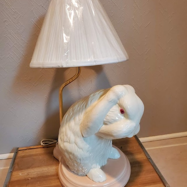 Rabbit Lamp - Etsy