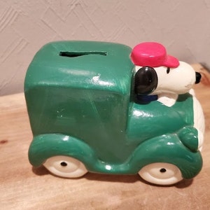 Vintage 1958 Snoopy "the Express" Bank - Etsy