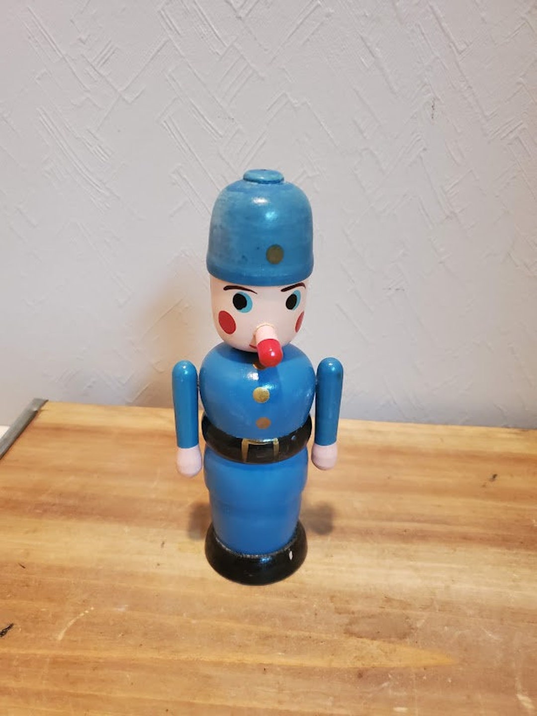 Vintage 1950's Wooden Toy Bank - Etsy