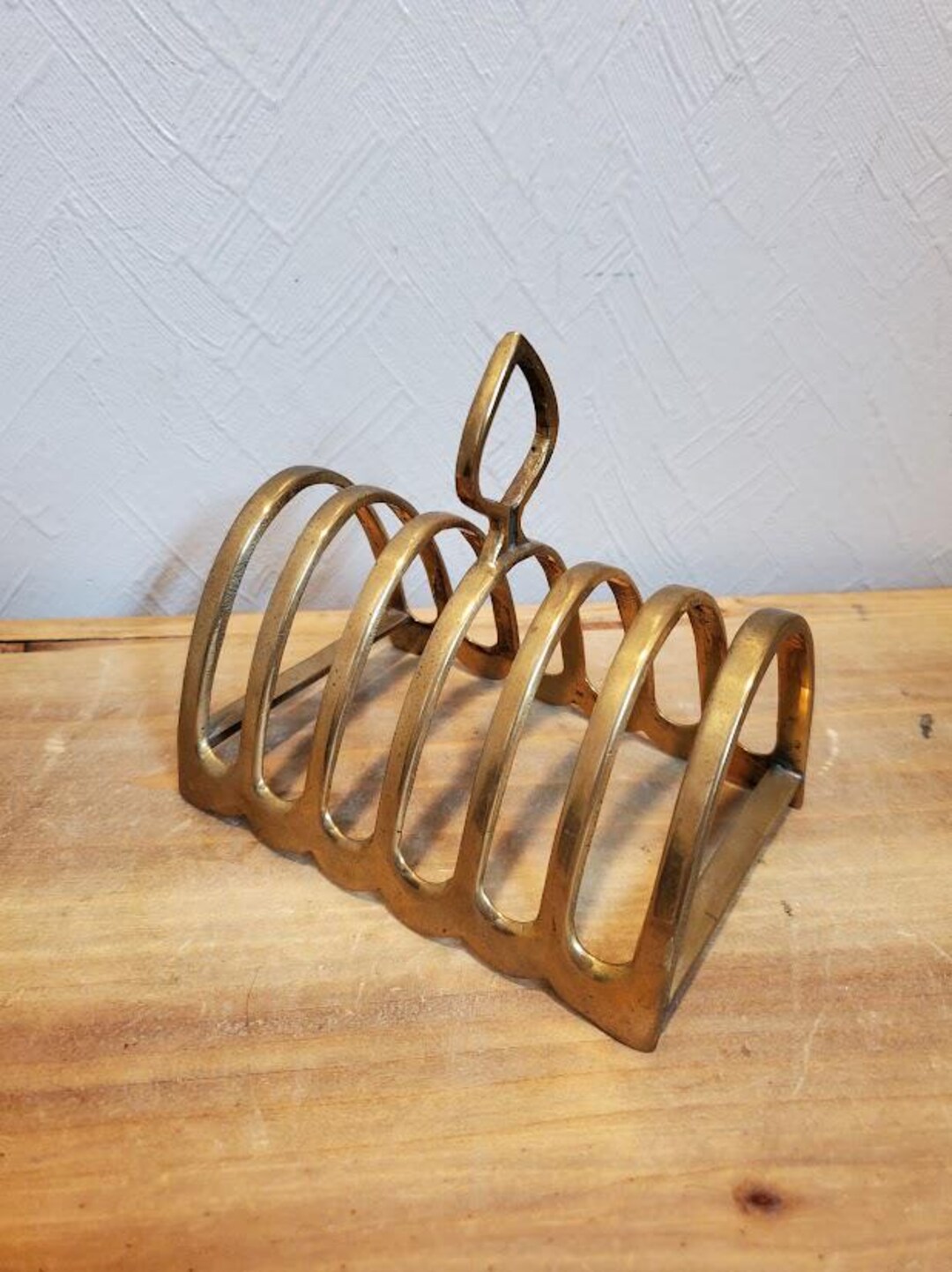 Vintage Brass Toast Holder / Toast Rack / Mail Holder - Etsy