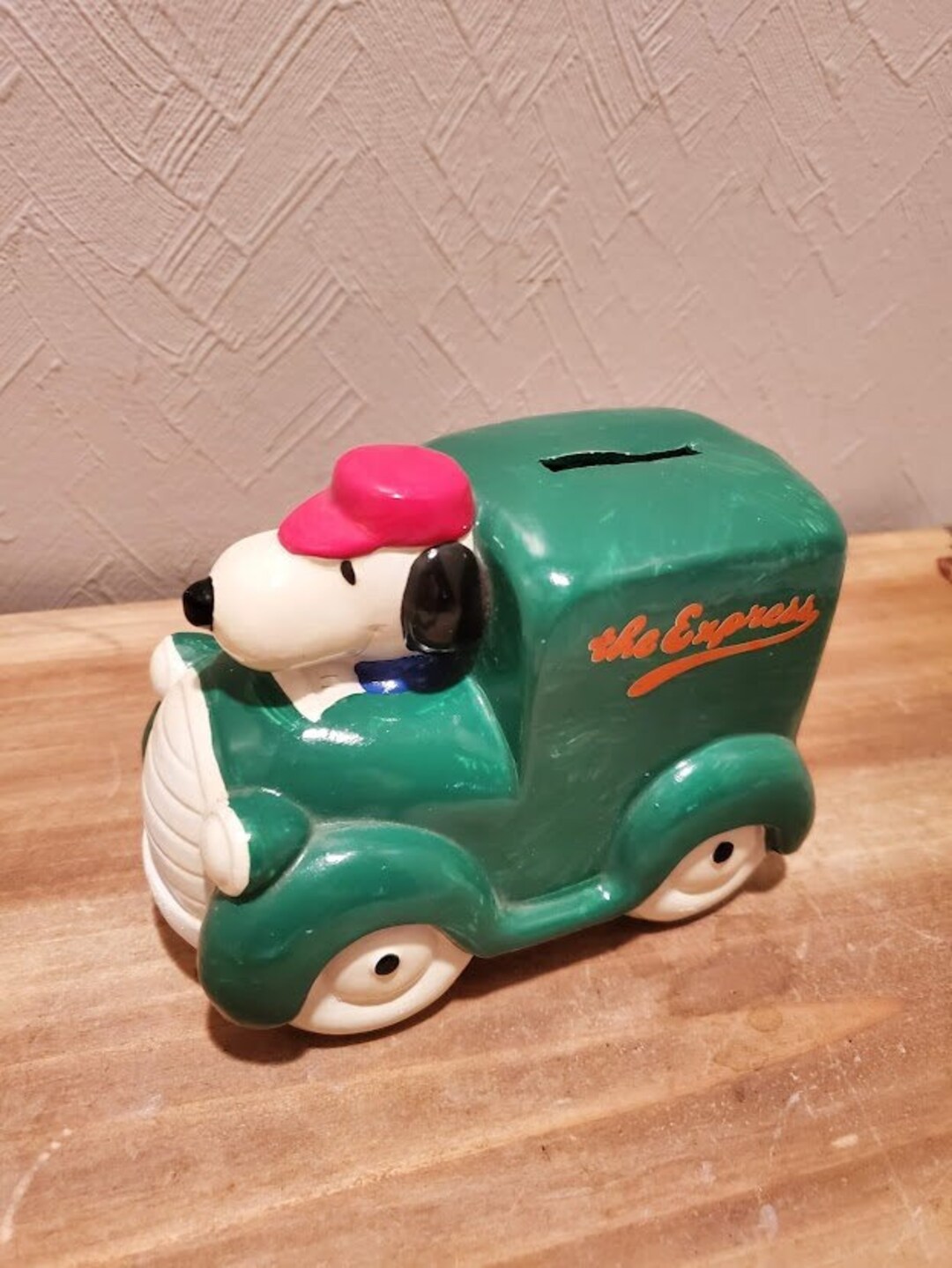 Vintage 1958 Snoopy "the Express" Bank - Etsy