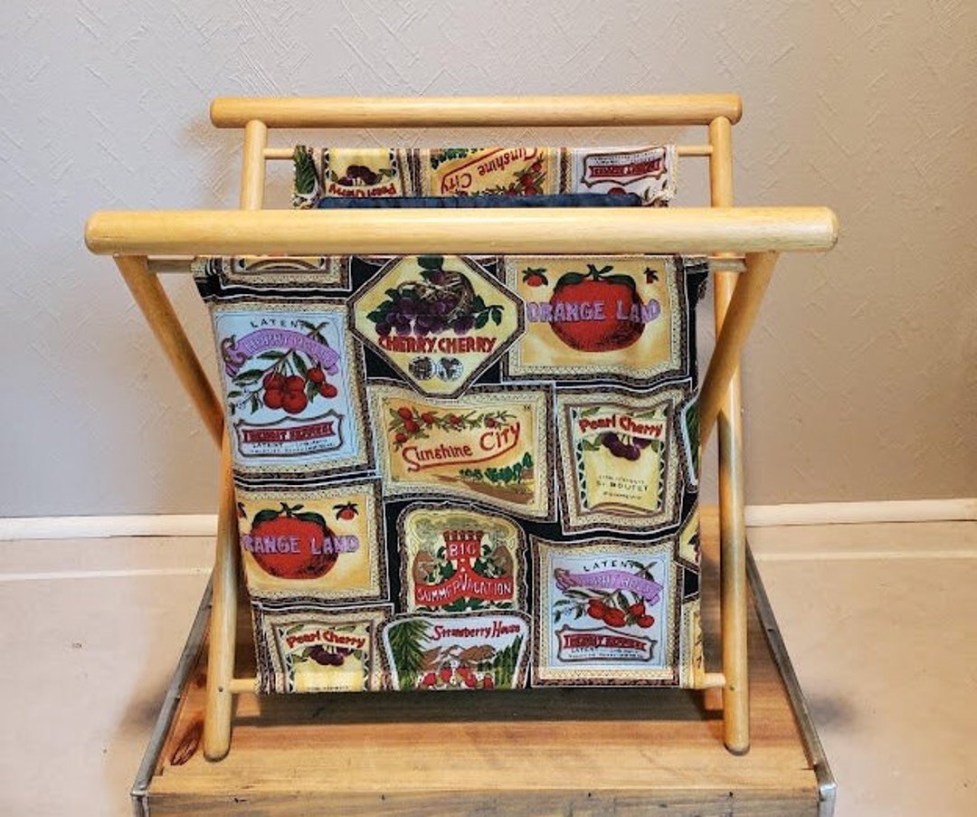 Vintage Knitting Bag Craft Caddy Bag - Etsy