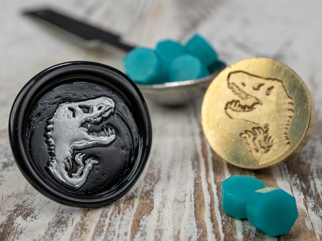 T-rex Premium 25mm Bass Coated Sealing Wax Stamp Head and - Etsy