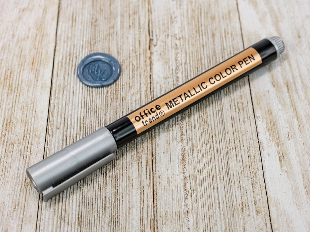 Silver Wax Metallic Water Based Permeant Markers! Water Based Permanent ...