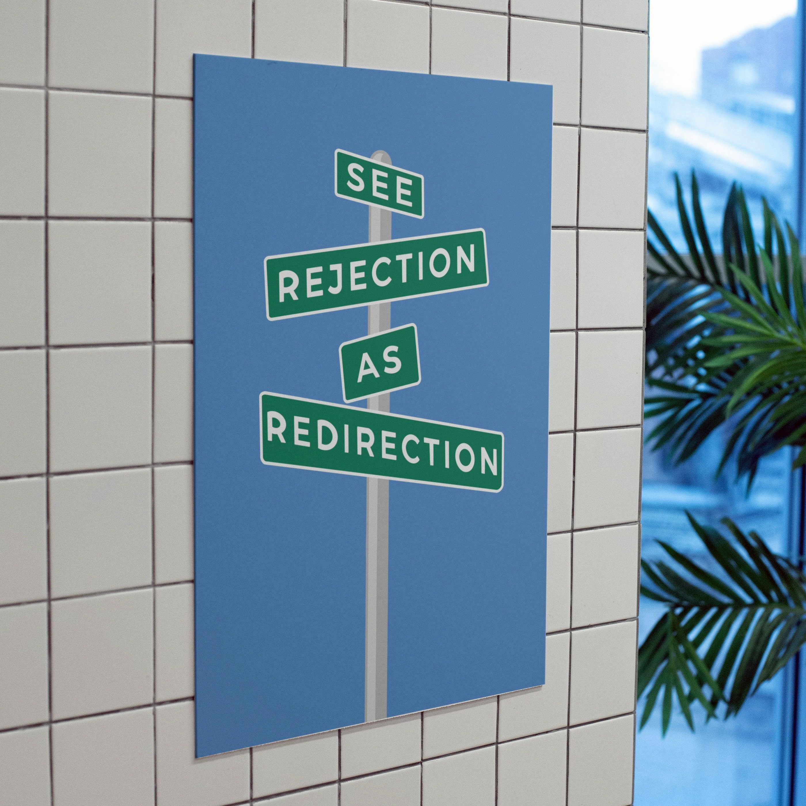 Street Sign Illustration Inspirational Quote and Sayings - Etsy