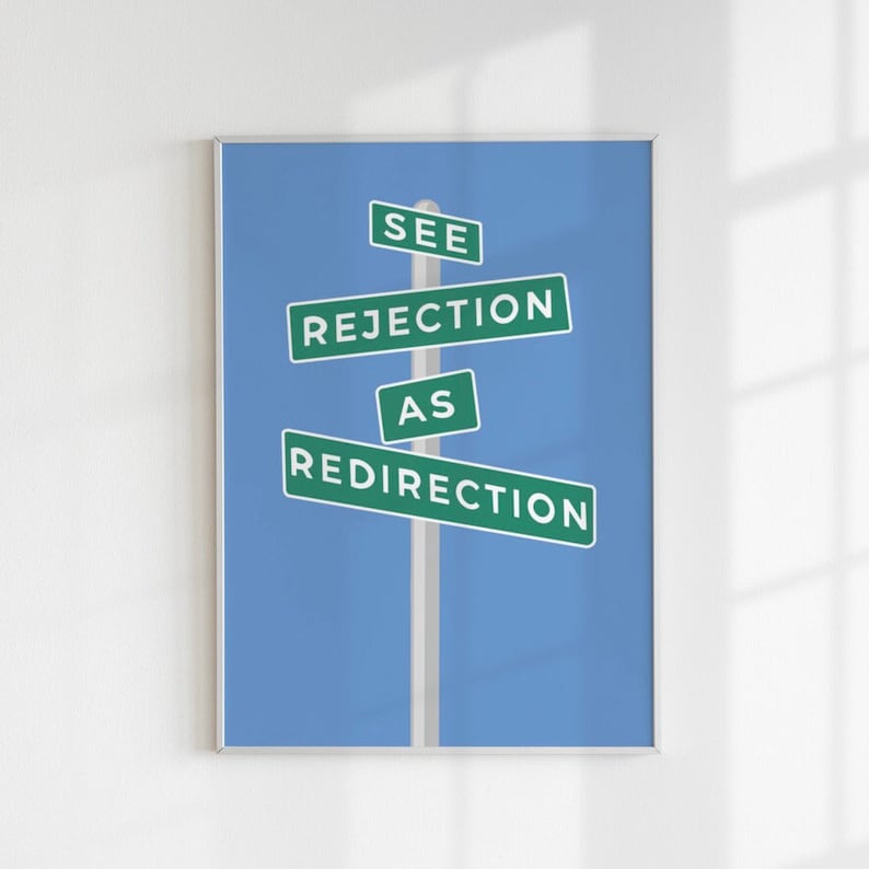 Street Sign Illustration Inspirational Quote and Sayings - Etsy