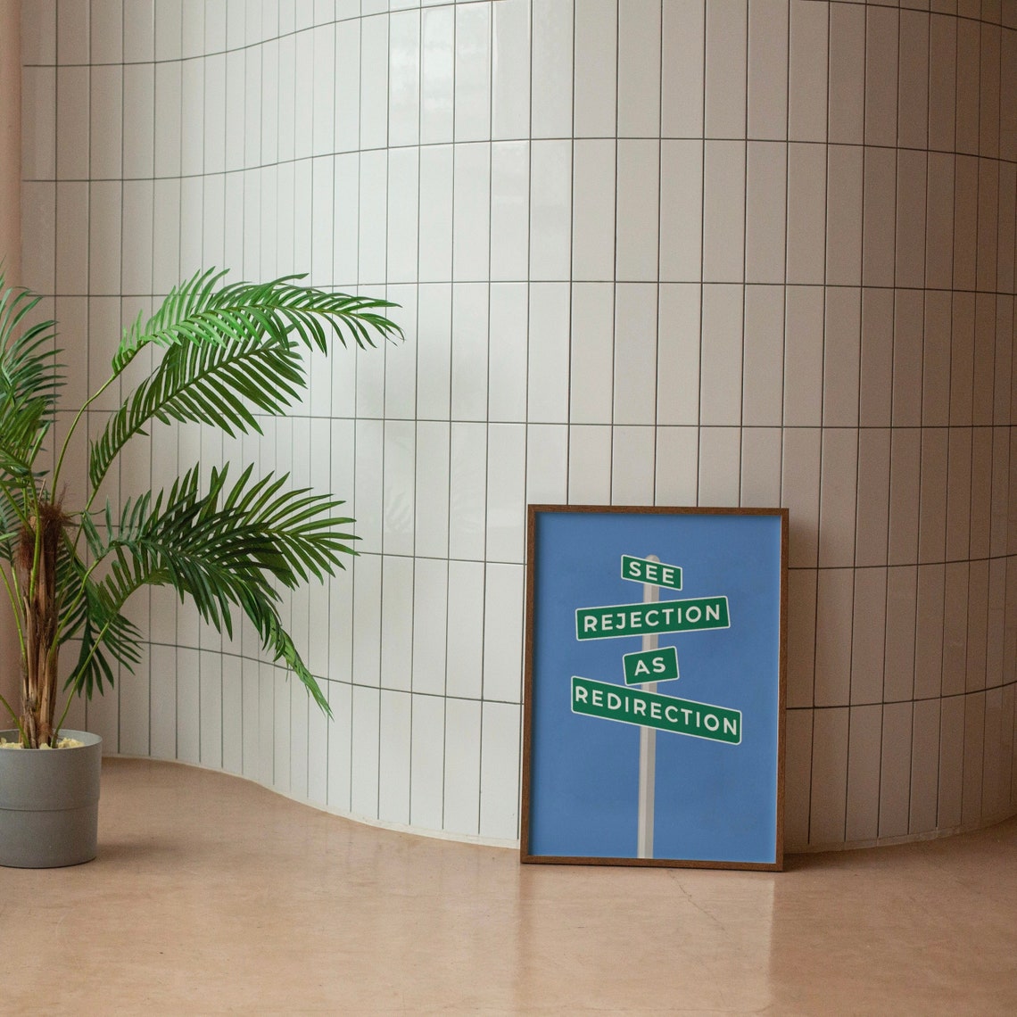 Street Sign Illustration Inspirational Quote and Sayings - Etsy