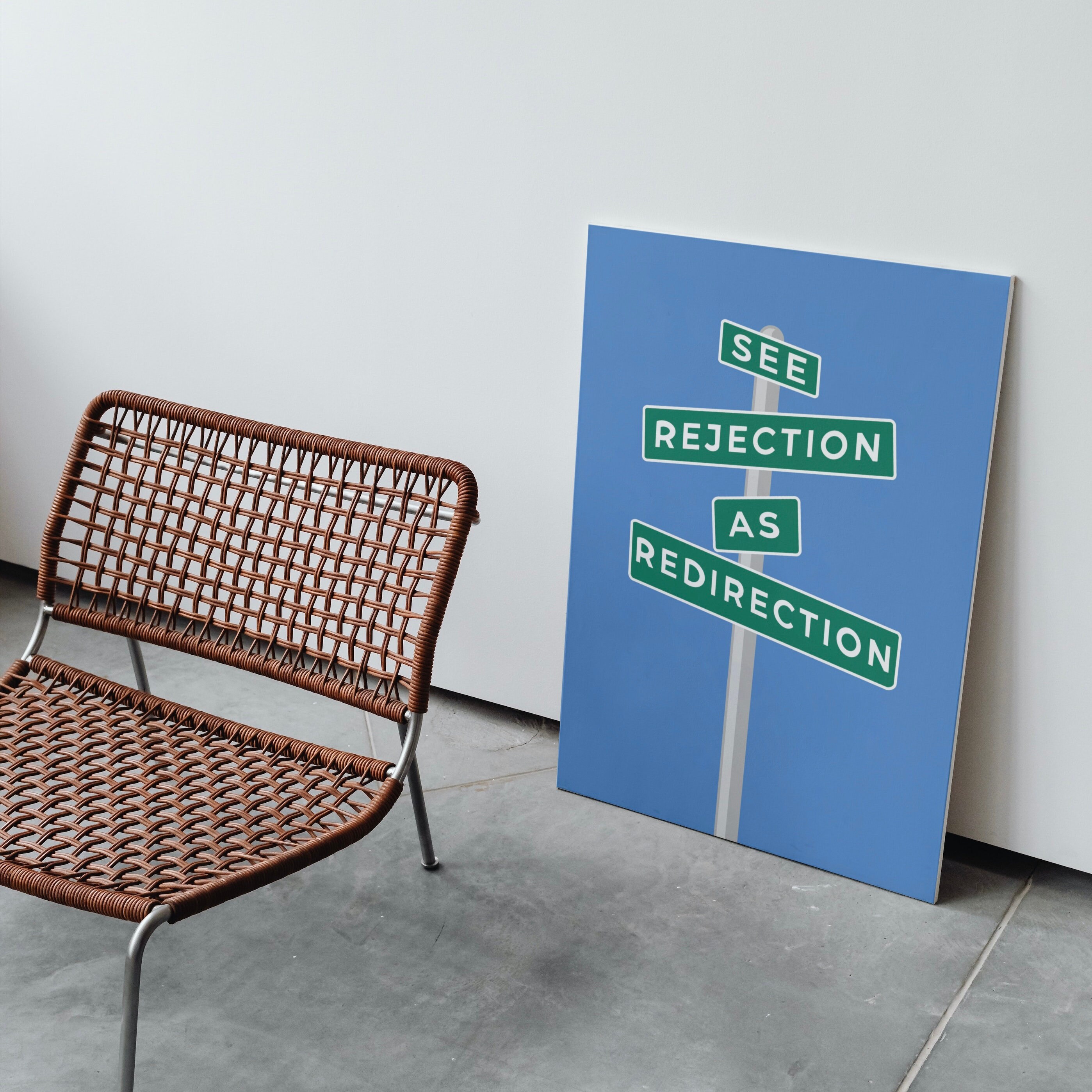 Street Sign Illustration Inspirational Quote and Sayings - Etsy