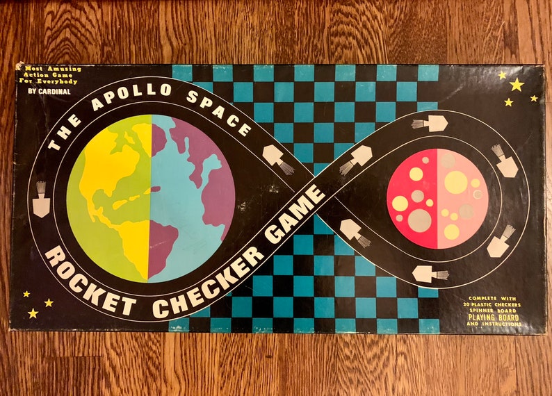 Cardinal Games the Apollo Space Rocket Checkers Game | No. 81 ...