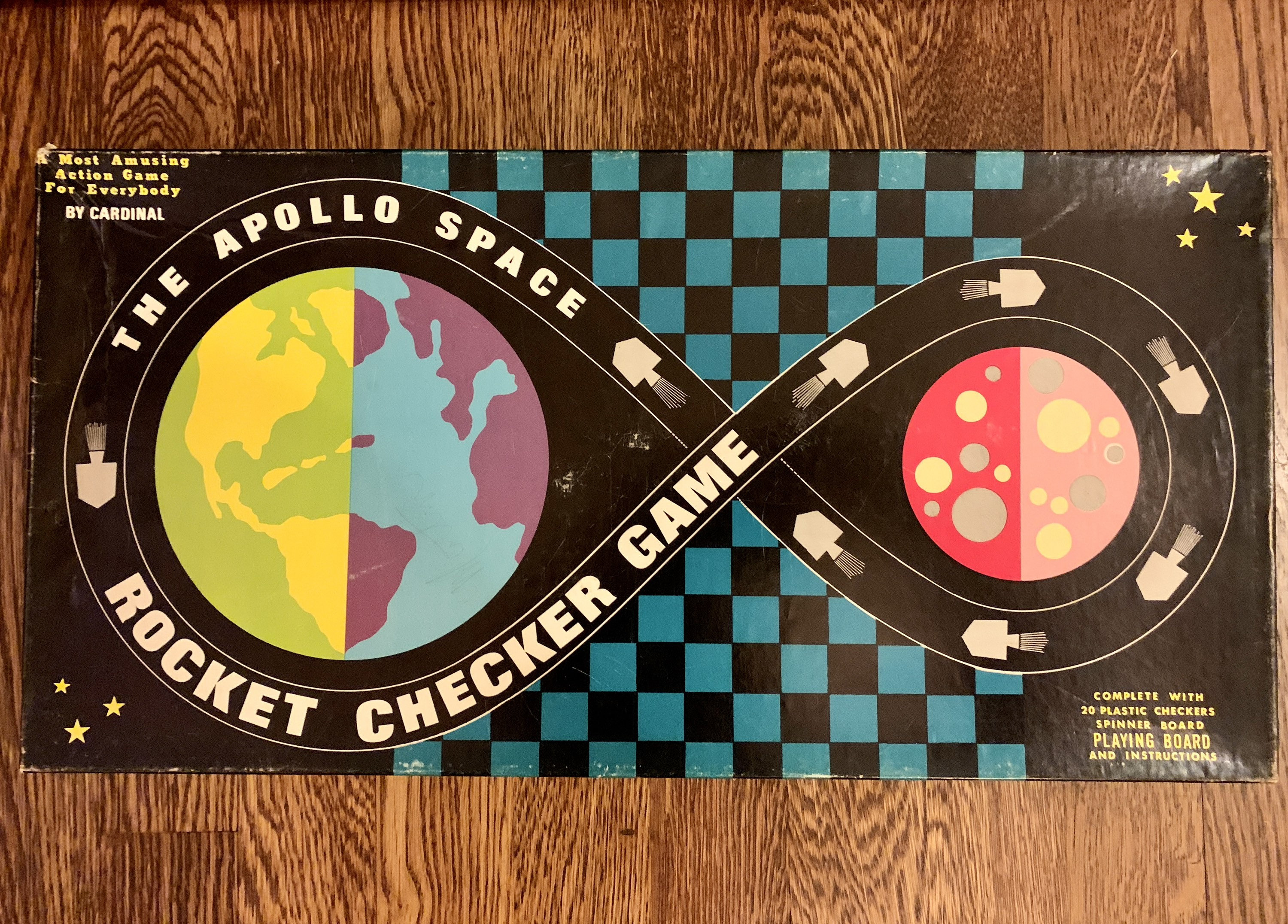 Cardinal Games the Apollo Space Rocket Checkers Game | No. 81 ...