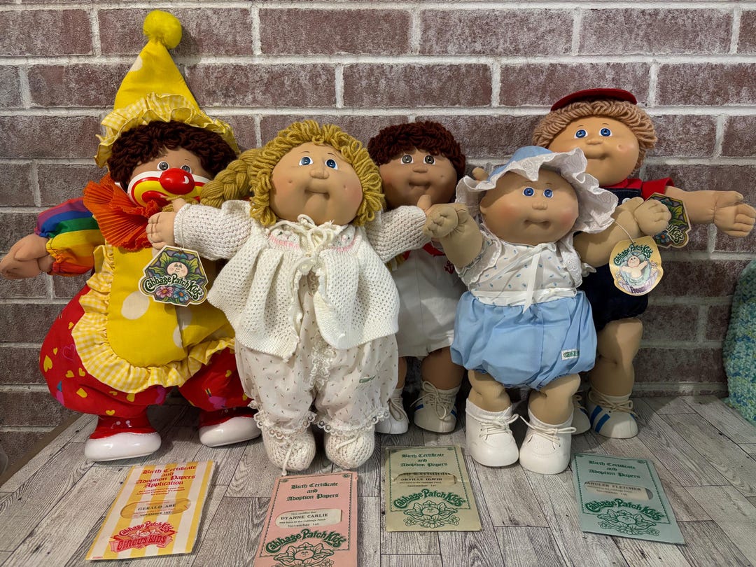 Vintage Coleco Cabbage Patch Kids Dolls New Without Packaging