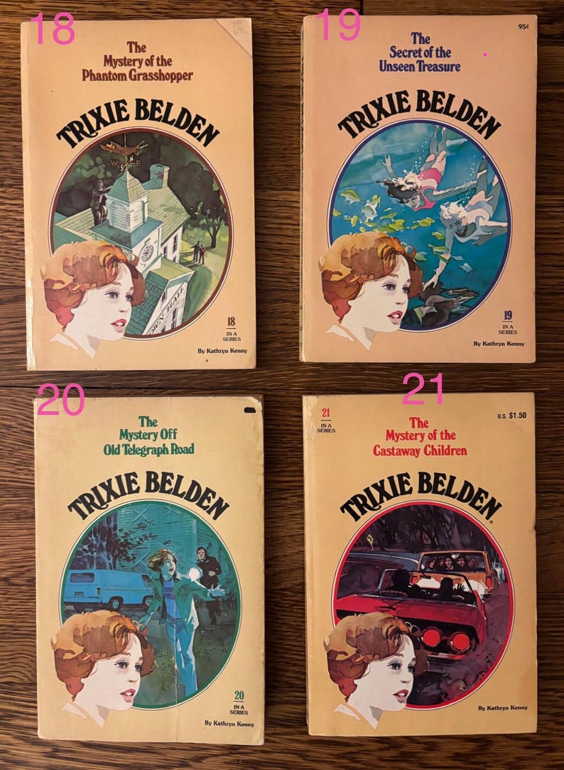 Trixie Belden Book Series Selection | Kathryn Kenny | 1970’s-1980’s - Etsy