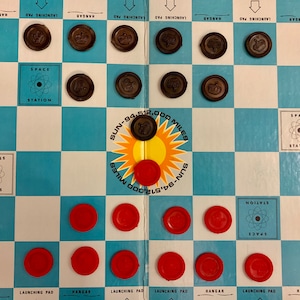 Cardinal Games the Apollo Space Rocket Checkers Game | No. 81 ...