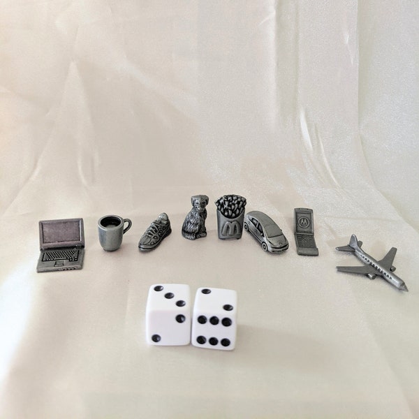 Monopoly Game Pieces - Etsy
