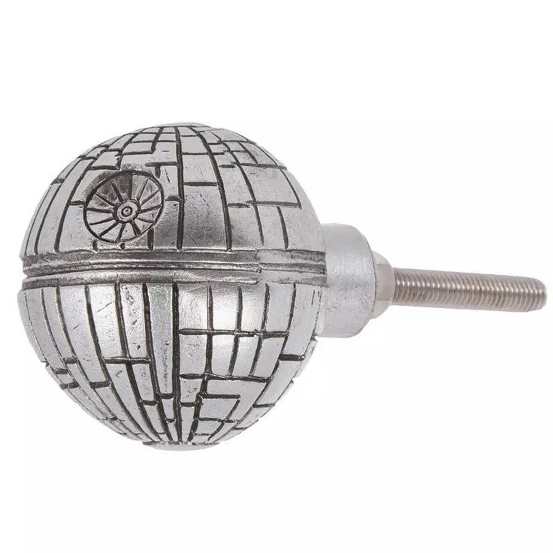 STAR WARS Galactic Empire Ultimate Weapon Death Star Drawer Pull Silver ...