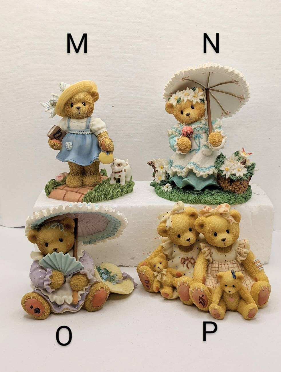 CHERISHED TEDDIES by ENESCO, Hand Painted Stone Resin Teddy Bear ...