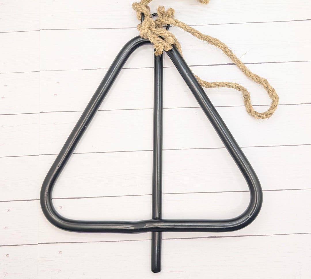 TRIANGLE DINNER BELL 9" Vintage - Etsy