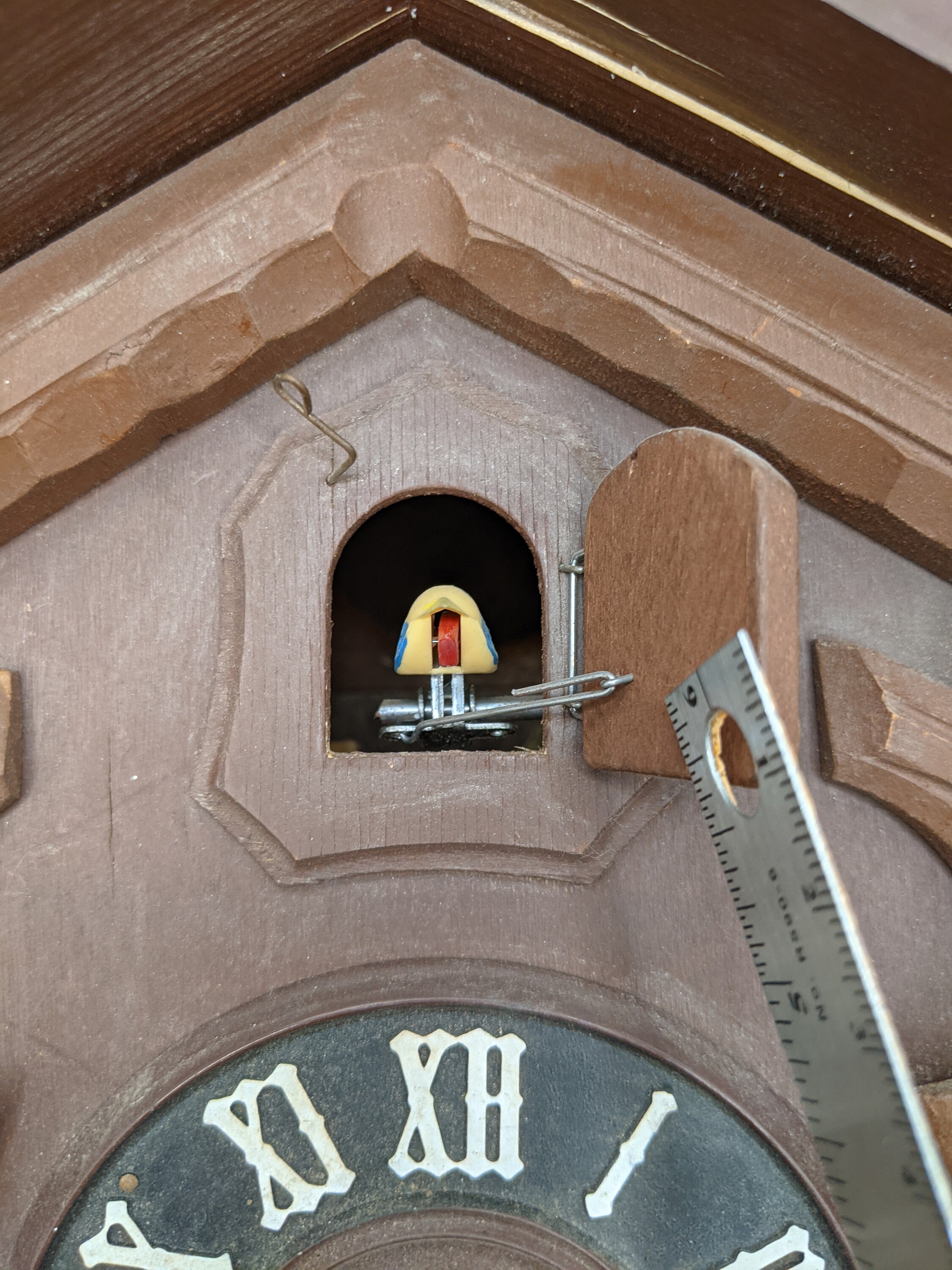 ANTIQUE 1930'S CUCKOO CLOCK Hubert Herr Triberg Germany, for Parts ...