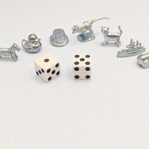 Monopoly Game Pieces - Etsy