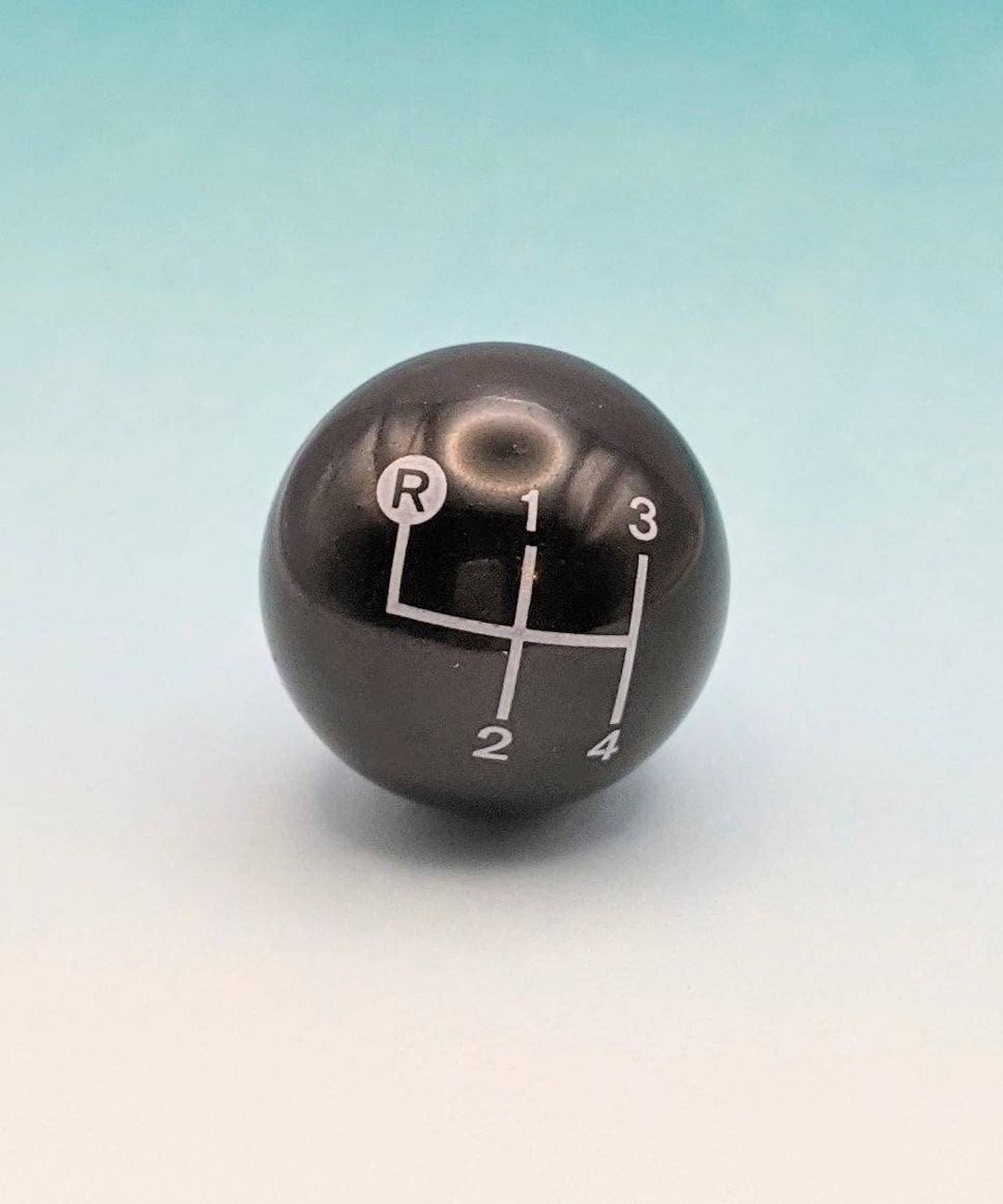 GEAR SHIFT 4 Speed Glass KNOB Drawer Pull - Etsy