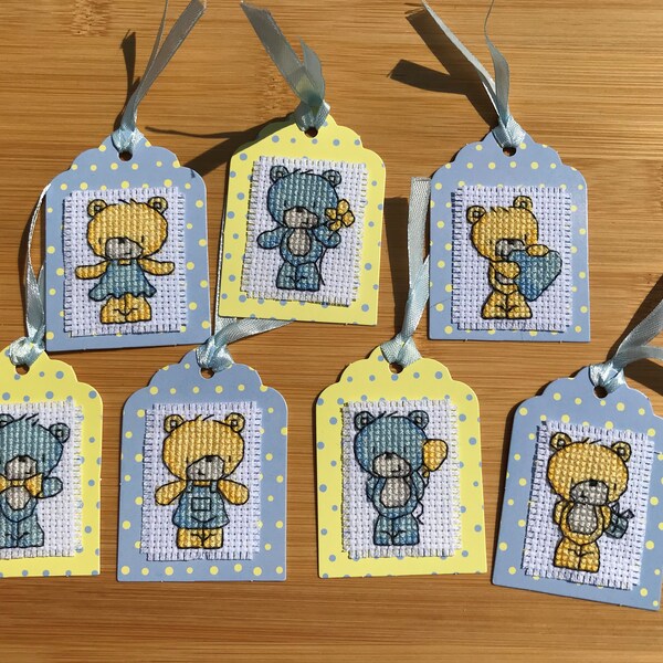 Cross Stitch Label - Etsy