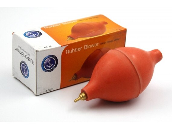 Rubber Powder Bellows With Oval Brass Valve Rubber Blower - Etsy