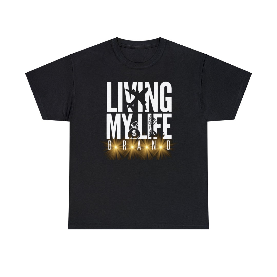 Living My Life Brand White Logo - Etsy