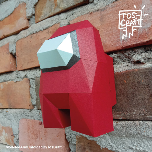 EASY AMONG US 3D Simple Template Papercraft - Etsy